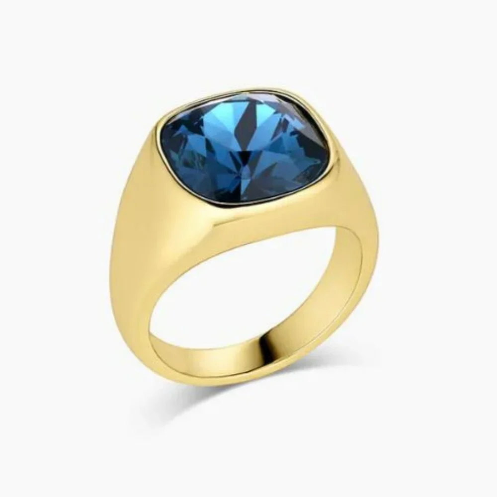Gorjana | Jewelry | Gorjana Montana Blue Gold Nova Cocktail Ring | Poshmark